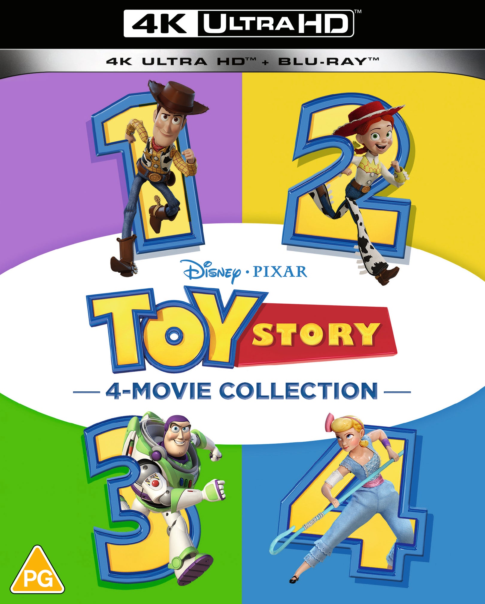 TOY STORY 1-4 UHD BD – Limelight Collection